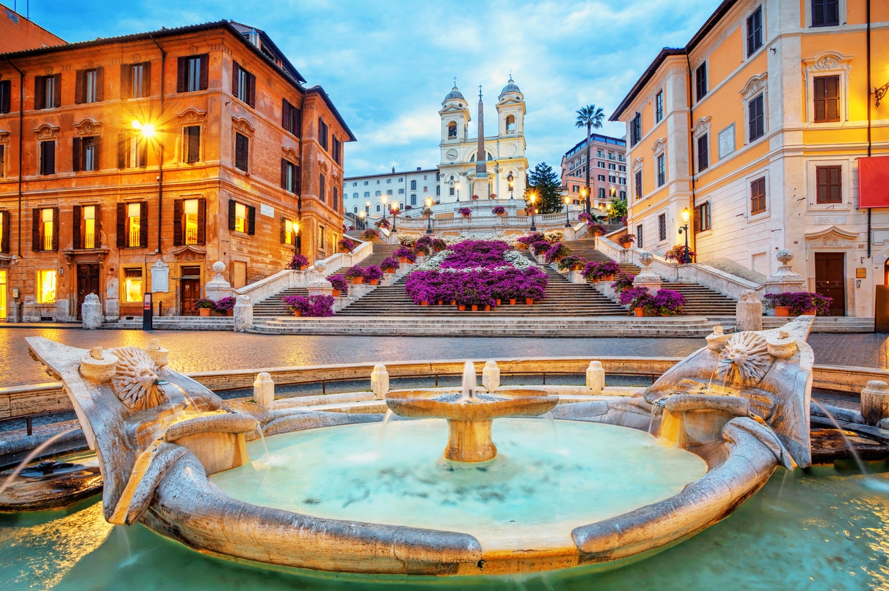 Spanish Steps - Rome, Italy - Cruising to Sunshine