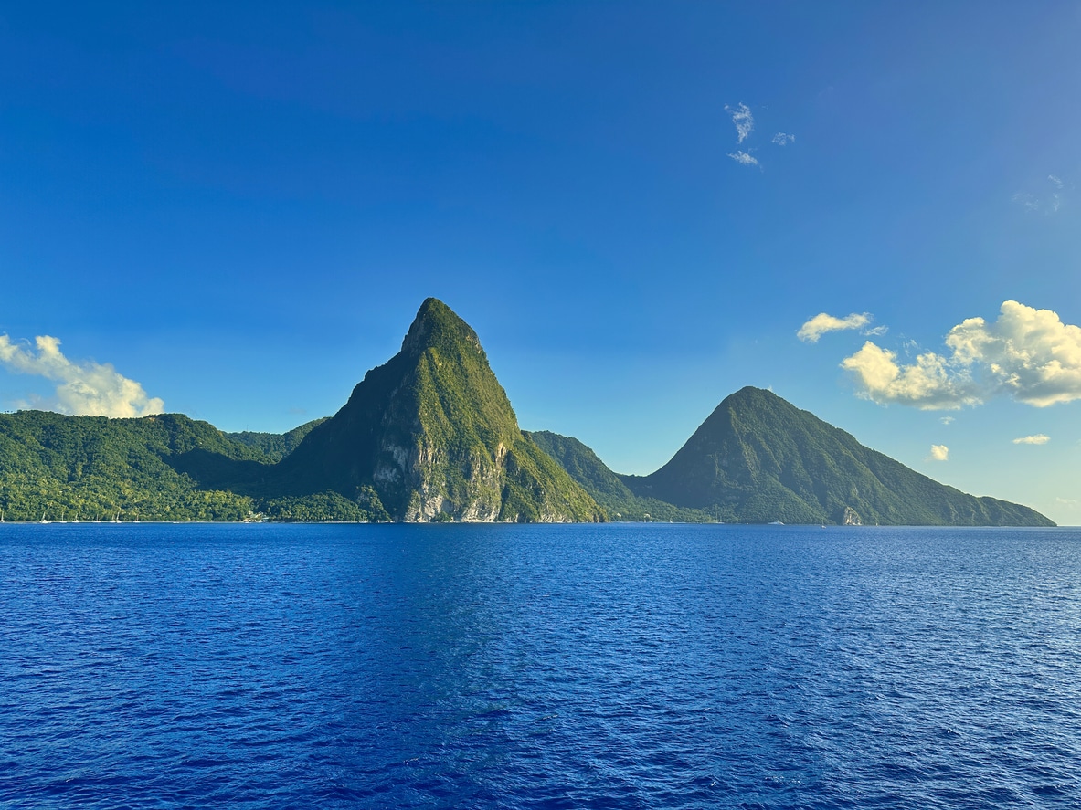 The Pitons – St. Lucia - Cruising to Sunshine