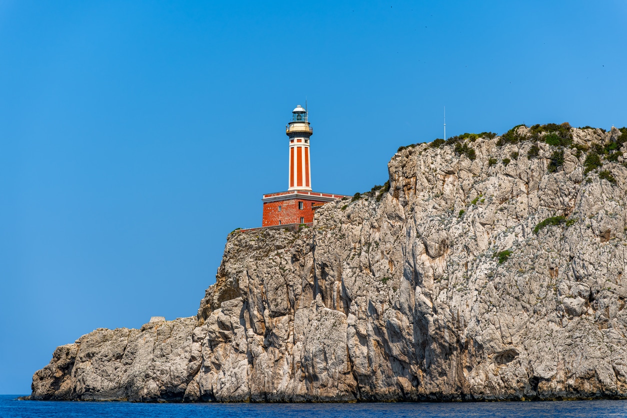 Punta Carena Lighthouse – Capri, Italy - Cruising to Sunshine